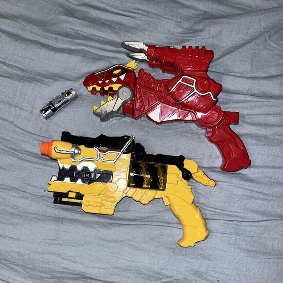 Toys | Power Rangers Dino Super Charge Morpher Blaster Trex Red Yellow ...